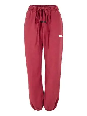 Fear Of God Logo Track Pants - Red