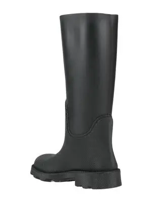 Burberry Knee-high Rubber Boots - Black