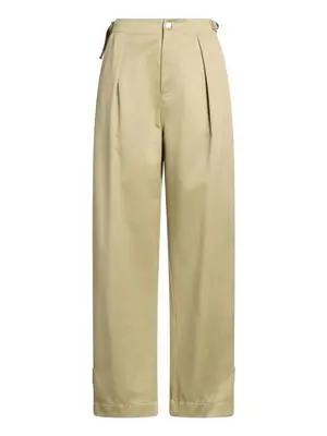 Burberry Tailored Straight Leg Trousers - Khaki