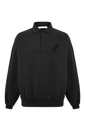 Fear Of God Fge Script Polo Sn62 - Black