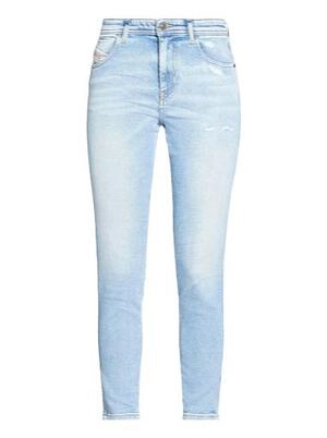 DIESEL® Light Wash Ripped Skinny Jeans - Blue