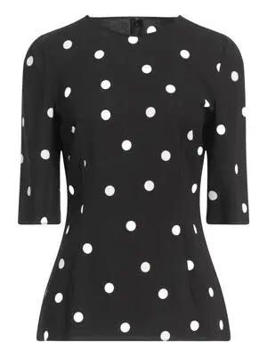 Dolce & Gabbana Polka Dot Top - Black