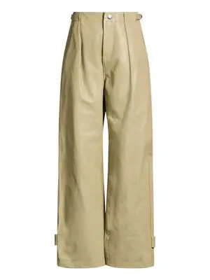 BURBERRY Straight-leg Leather Trousers