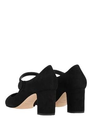 DOLCE & GABBANA Dolce & Gabbana Suede Mary Jane Block Heel Pumps