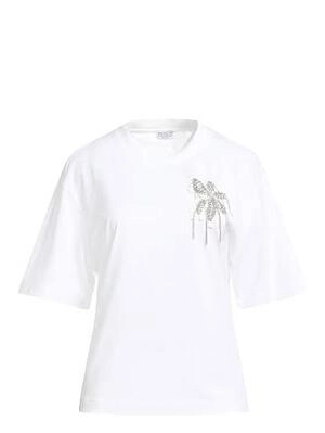 Brunello Cucinelli Solid Short Sleeve T-shirt - White