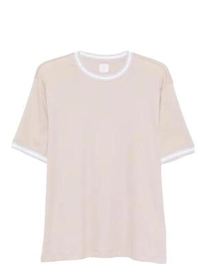 Eleventy Short Sleeves T-shirt - Pink
