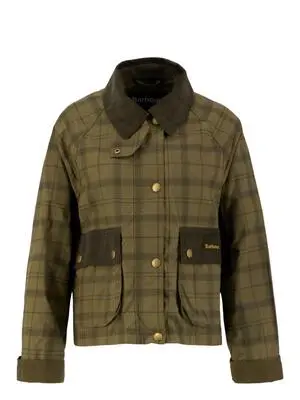 Barbour Cropped Beadnell Jacket - Green