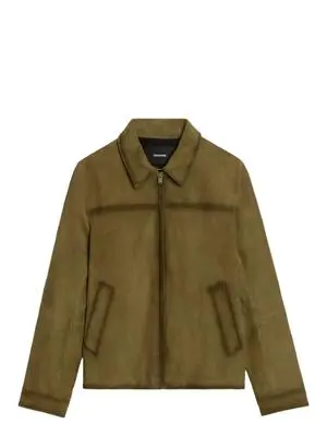 Zadig&Voltaire Loumy Daim Zip Jacket - Kakicanvas