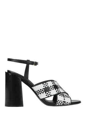 BURBERRY Burberry Two-Tone High-Heel Sandals