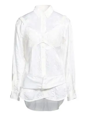 BURBERRY Burberry Satin Shirt With Decorative Embellishments