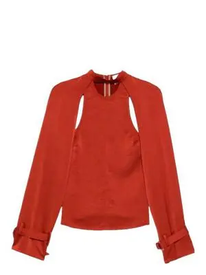 Nanushka Detachable Bolero Tank Top - Red