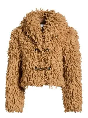BURBERRY Burberry Teddy Fleece Jacket With Toggle Fastenings