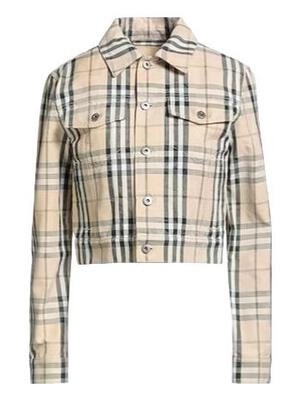 Burberry Classic Plaid Gabardine Jacket - No