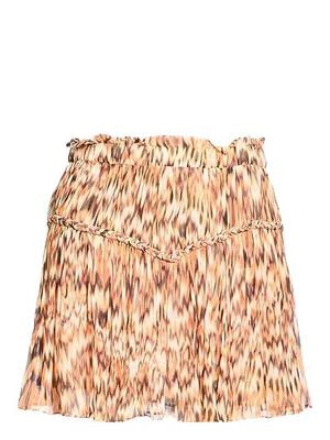 Isabel Marant Étoile Pleated Mini Skirt - Orange