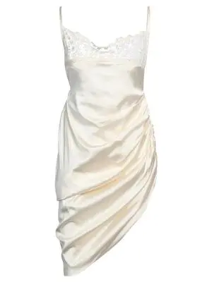 Jacquemus Lace Satin Dress - Ivory