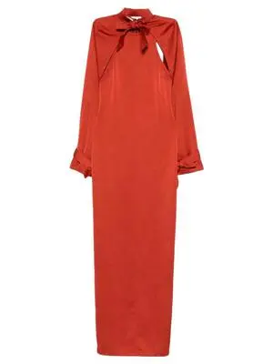 Nanushka Detachable Bolero Maxi Dress - Red