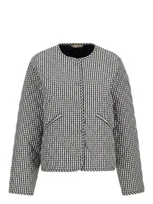 Barbour B.li Cashel Check Quilted Jacket - Gray
