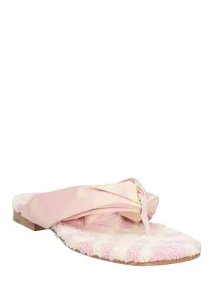 BURBERRY Checkered Flip Flops