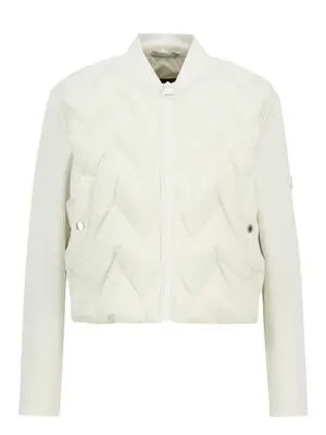 Barbour Barbour Quilted Bomber Jacket White