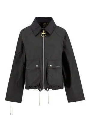 Barbour Waxed Cotton Jacket - Black