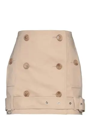 Burberry Belted Wrap Skirt - Beige