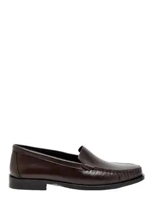 AeydĒ Arthur Stitched Loafers - Black
