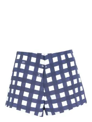 JACQUEMUS Jacquemus Plaid Hot Pants