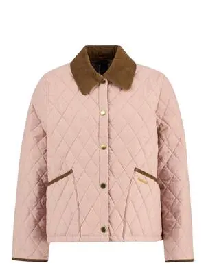 Barbour Short Diamond-quilted Jacket - Nude