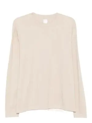 Eleventy Round Neck T-shirt - Camel
