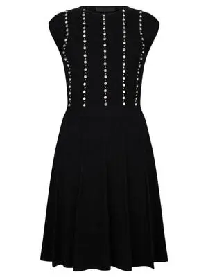 Liu Jo Embellishment Knit Mini Dress - Black