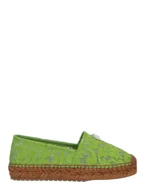Dolce & Gabbana Dolce & Gabbana Lace Espadrilles Green