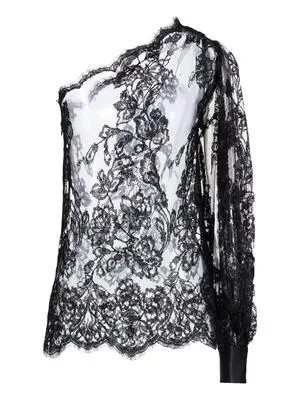 DOLCE & GABBANA Dolce & Gabbana One-Shoulder Lace Top