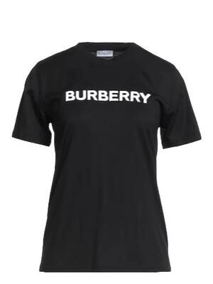 Burberry Solidcolor Printed Tshirt - Black