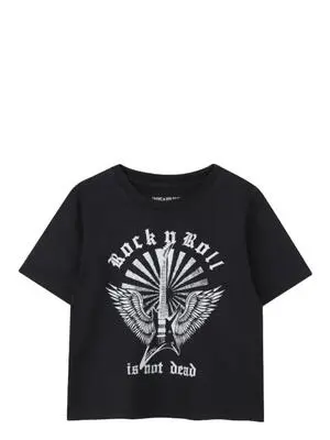 Zadig&Voltaire Rock & Roll" Graphic Print T-shirt - Black