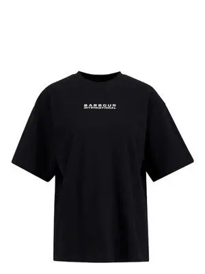 Barbour Logo Crew Neck T-shirt - Black