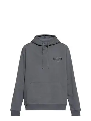 ALLSAINTS Redact Long-sleeve Hoodie Gray