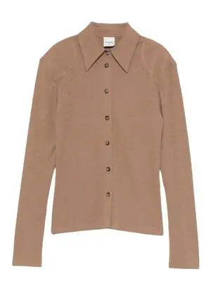 Nanushka Haimi Shirt - Brown