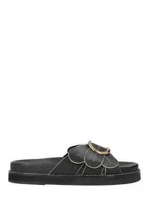 FARM RIO Farm Rio Leather Embellished Platform Sandals