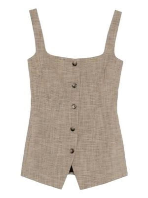 NANUSHKA Nanushka Square Neck Tailored Vest