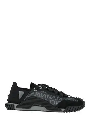 Dolce & Gabbana Low-top Letter Print Sneakers - Black