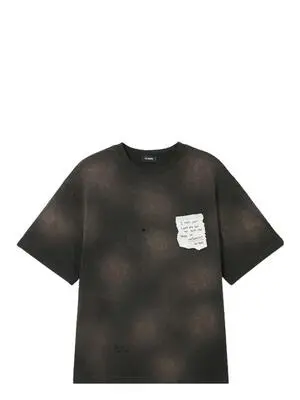 We11Done Printed T-shirt - Black