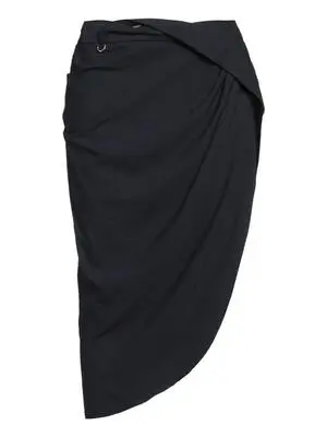 Jacquemus Asymmetrical Mini Skirt - Blue