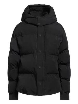 Jacquemus Down Puffer Jacket With Hood - Black