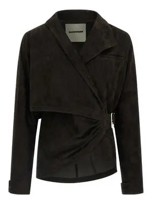 DARKPARK Cindy Suede Jacket - Black
