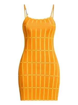 Jacquemus Sleeveless Bodycon Dress - Yellow