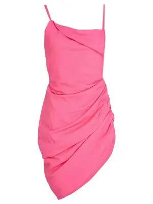 Jacquemus Sleeveless Draped Mini Dress - Pink