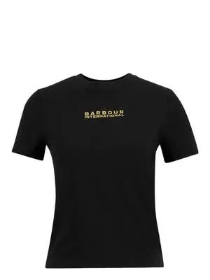 Barbour Logo Crew Neck T-shirt - Black