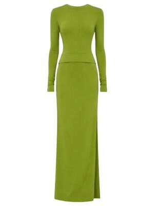 Nanushka Nanushka Shada Long-Sleeved Maxi Dress Green