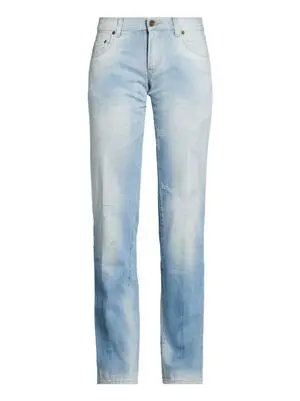 Dolce & Gabbana Light Wash Straight Leg Jeans - Blue