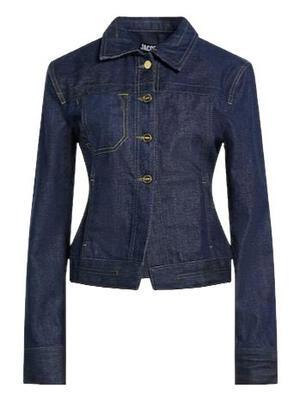 Jacquemus Dark Wash Denim Trucker Jacket - Blue